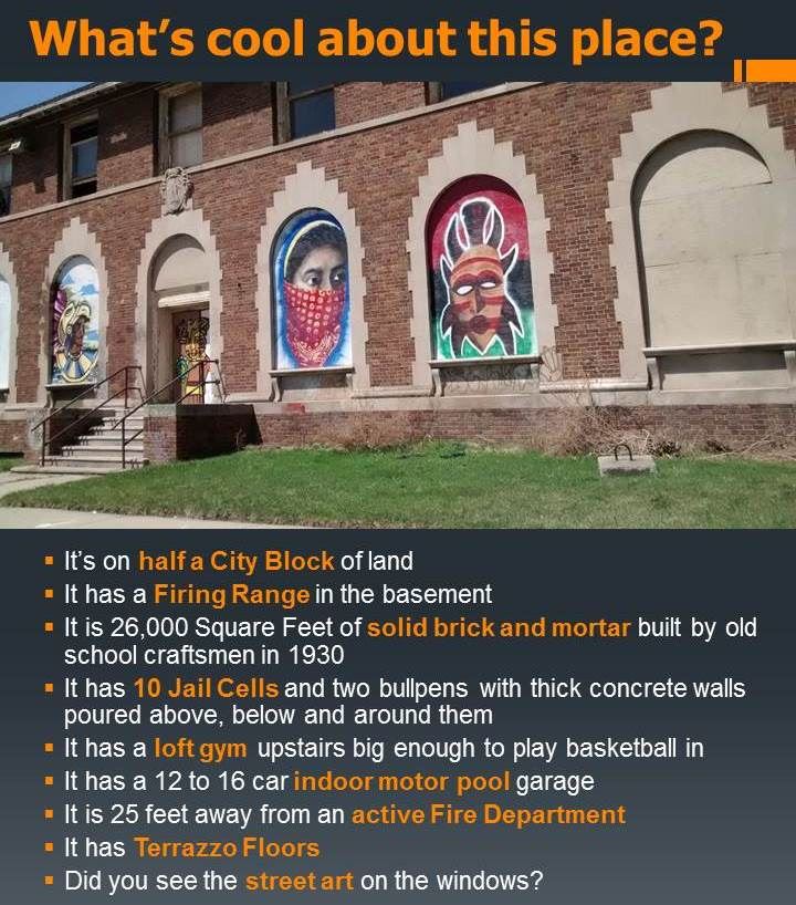 Locations Hub - Former Detroit Police 6th Precinct Building