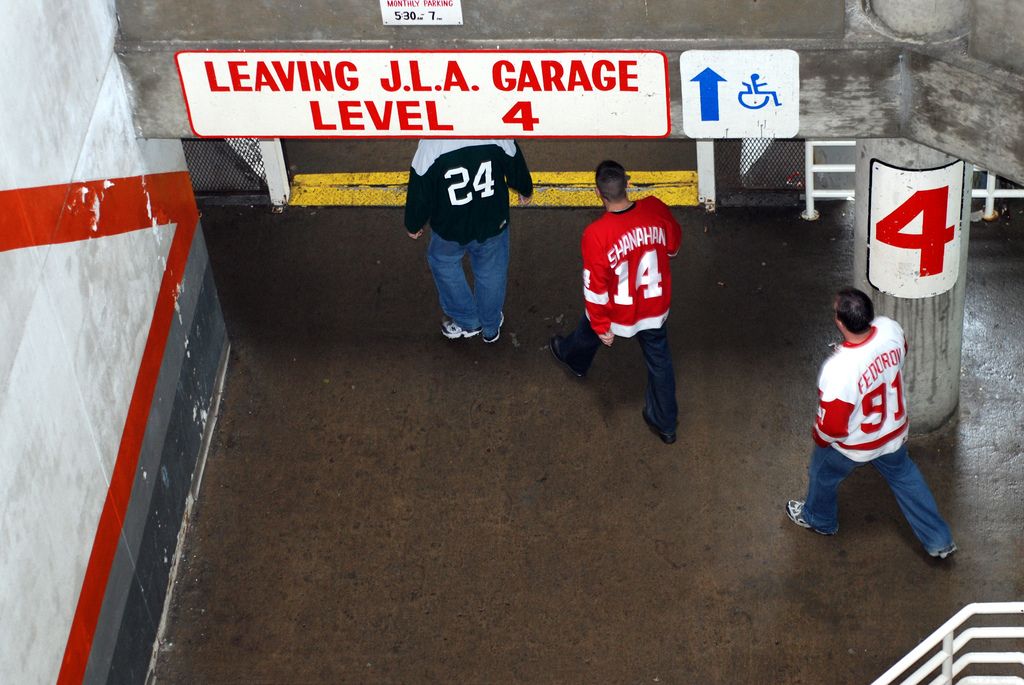 Locations Hub - Joe Louis Arena garage